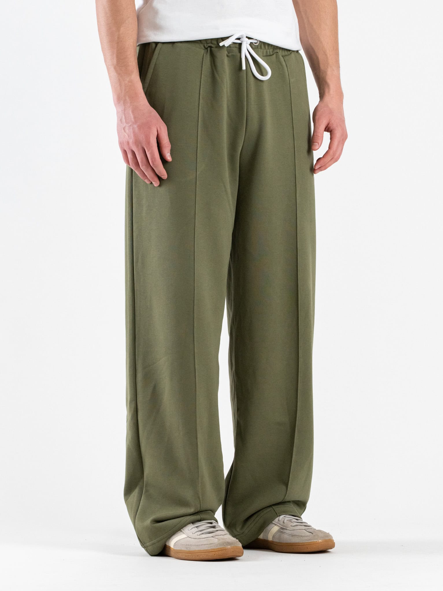 Berna Pantalone Tuta Over Palazzo Muschio Estasi Fashion